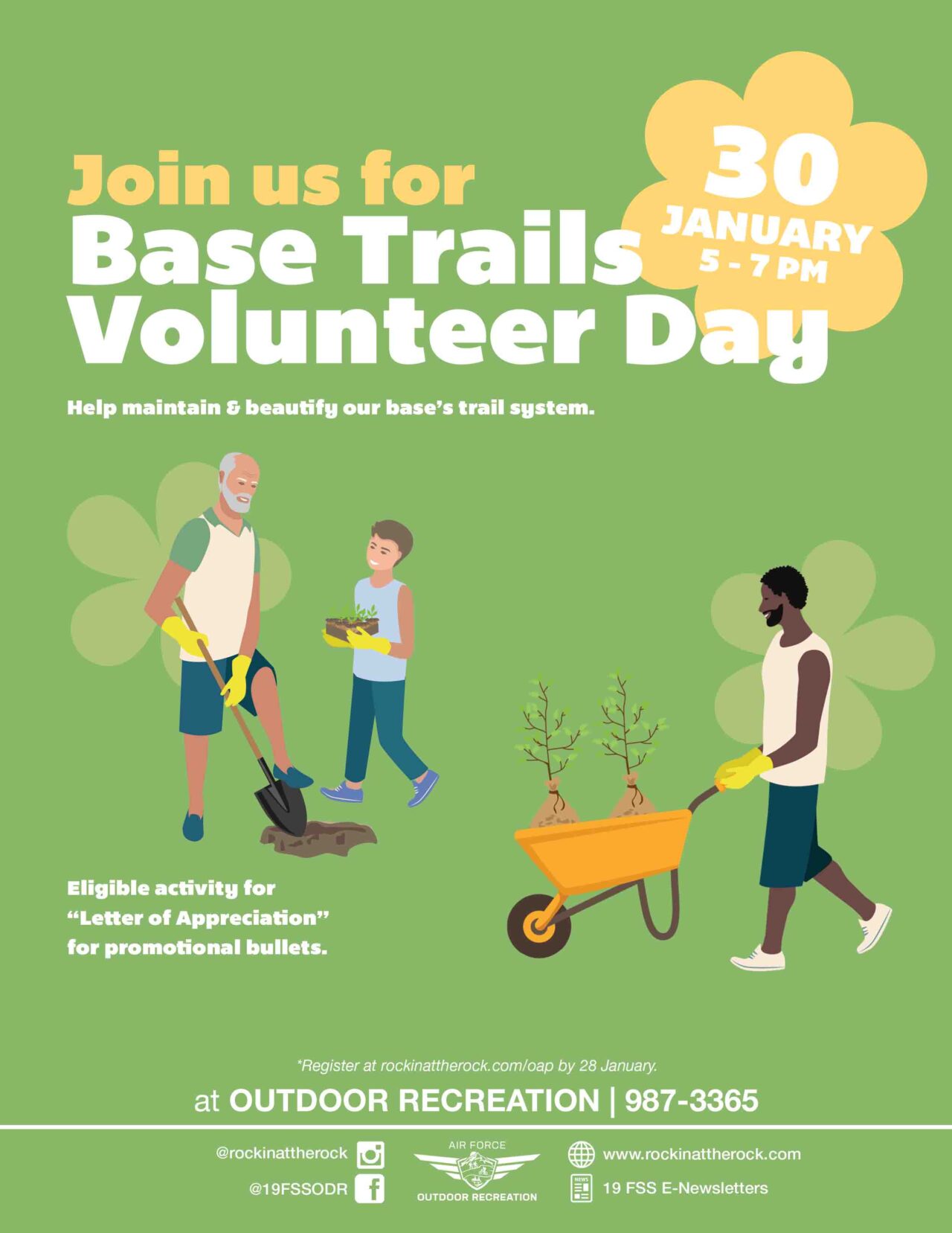Base Trails Volunteer Day | Little Rock Air Force Base